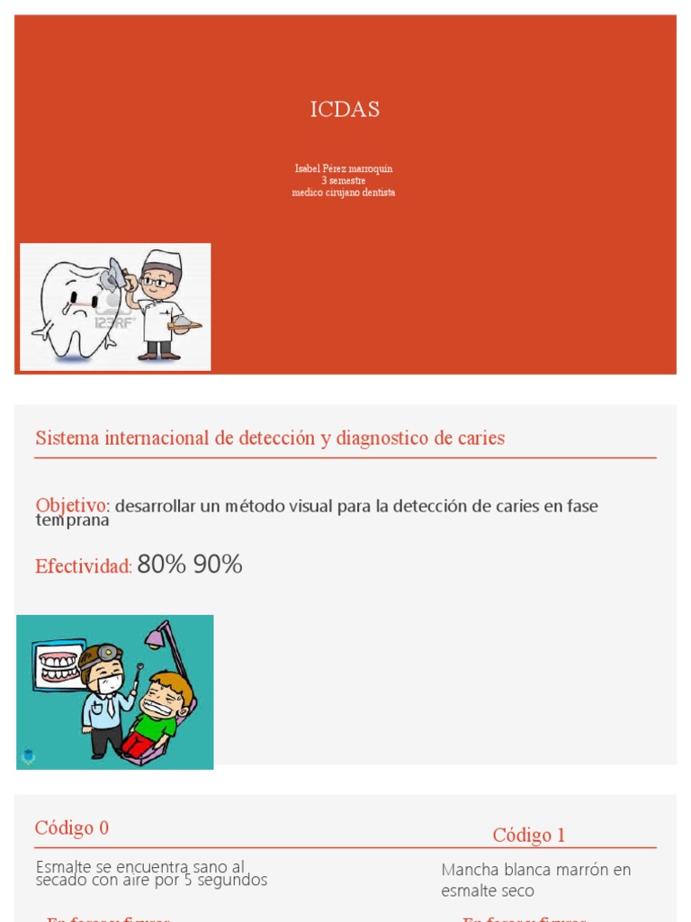 ICDAS Preventiva | PDF | Esmalte de dientes | Odontología