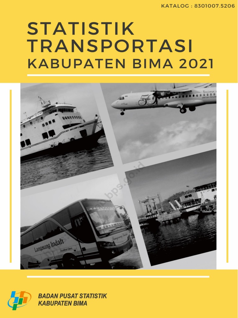 Statistik Transportasi Kabupaten Bima 2021 | PDF