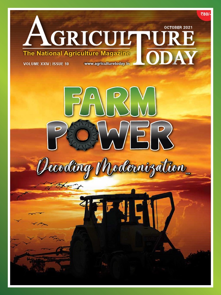 AgricultureToday - HQ October 2021 | PDF | Subsidy | Agriculture