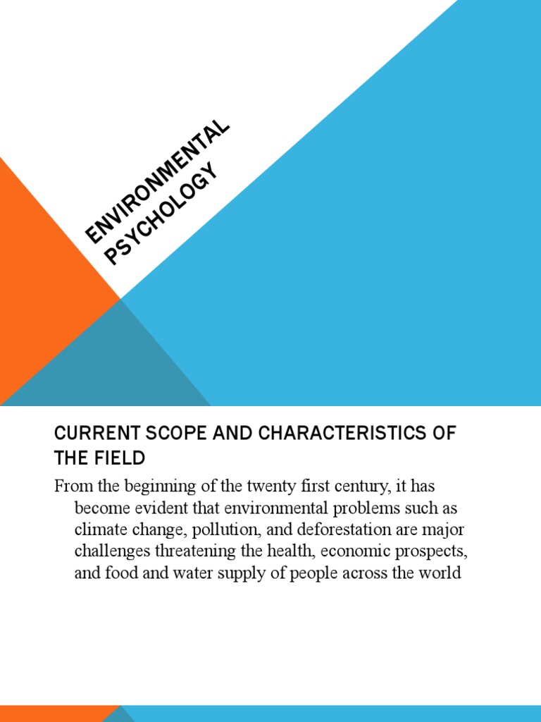 Approaches in Environmental Psychology | PDF | Experiment | Psychology