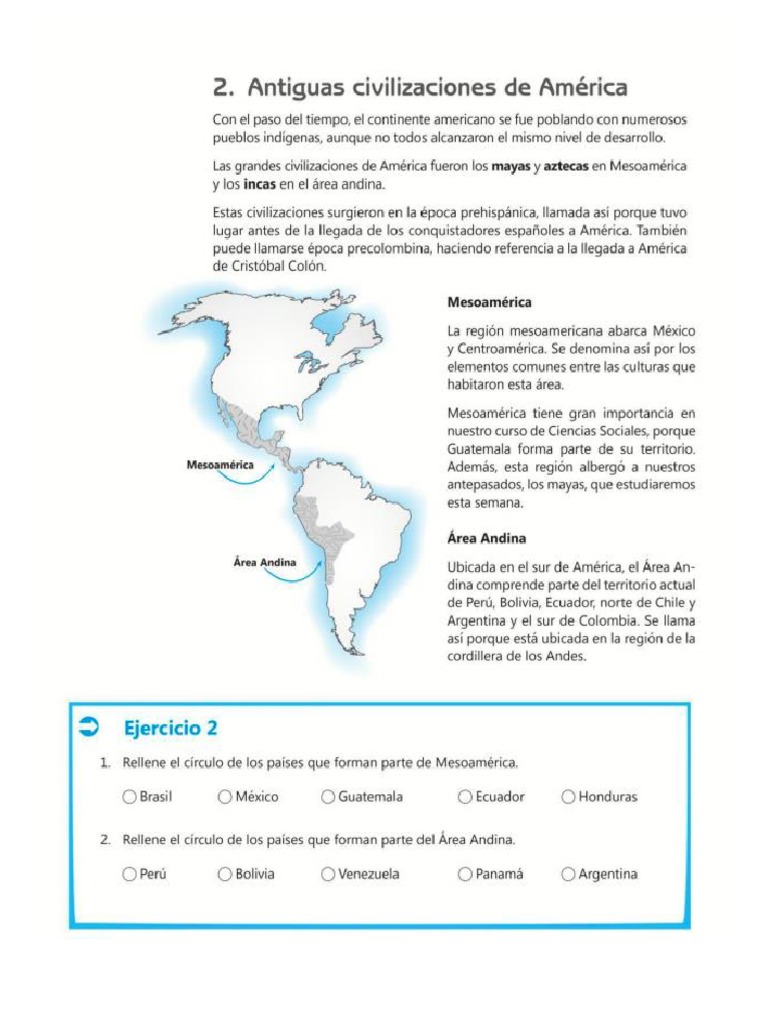 Grandes Civilizaciones de América | PDF