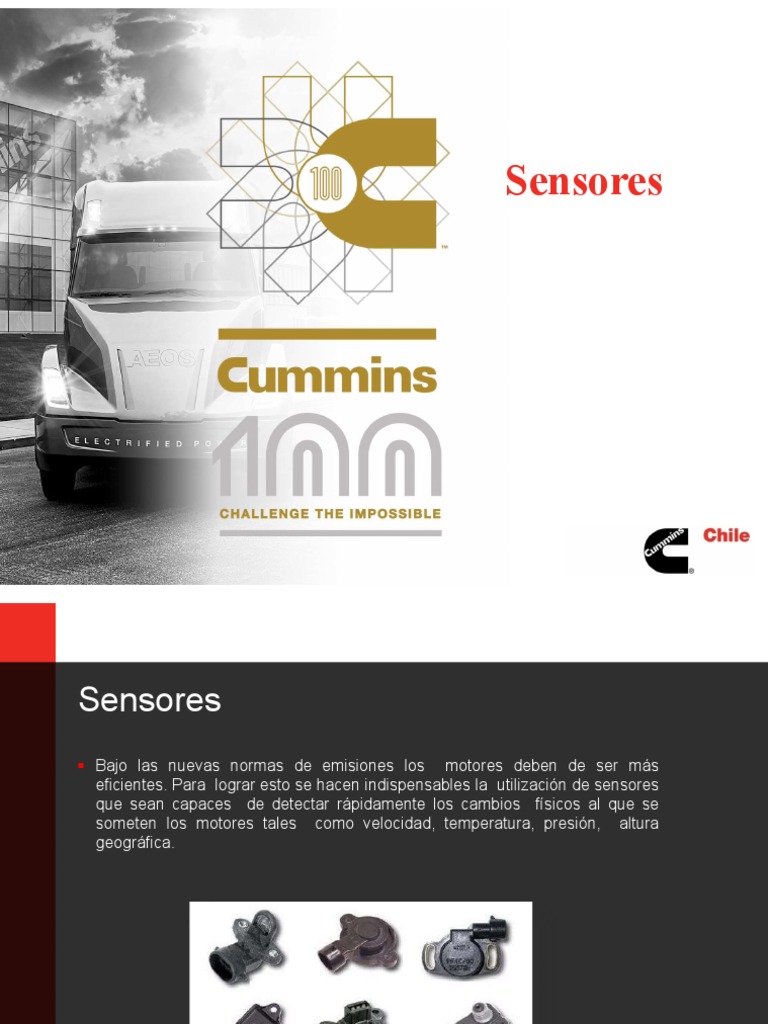 Sensores y Actuadores en Motores Cummins | PDF | Par termoeléctrico ...