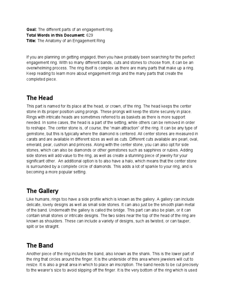 Engagement Ring Guide for Couples | PDF | Gemstone | Fashion Accessories