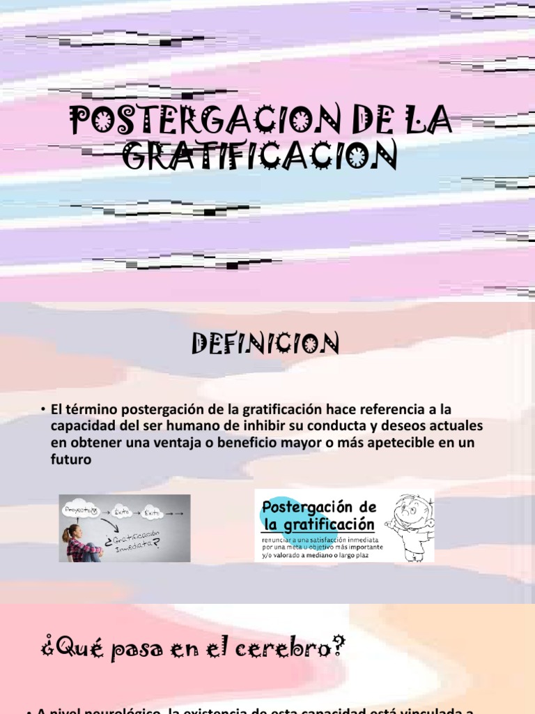 Postergacion de La Gratificacion | PDF
