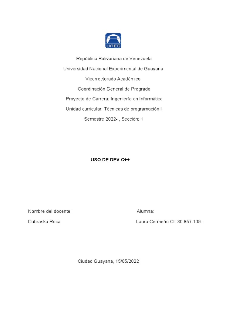 Uso de Dev C++... | PDF | Archivo de computadora | Ventana (informática)
