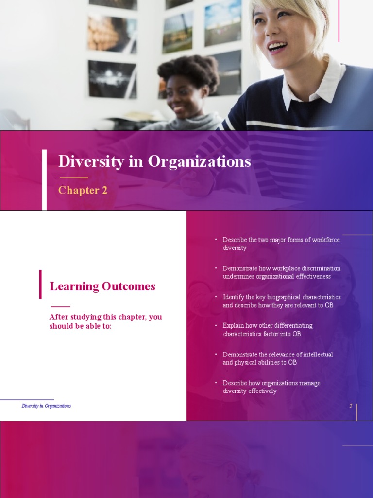 Chapter 2 Diversity in Organizations | PDF | Stereotypes | Disability
