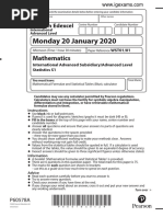 S1 Formula Sheet | PDF | Variance | Statistical Analysis