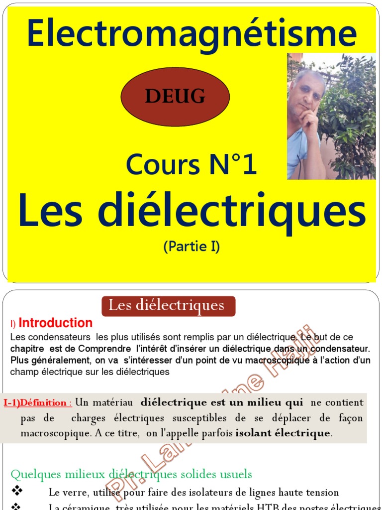 Dielectriques Hajji | PDF | Diélectrique | Condensateur