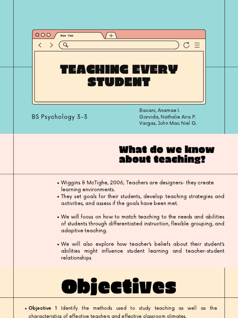Lesson 14 Teaching For Everyone | PDF | Differentiated Instruction ...