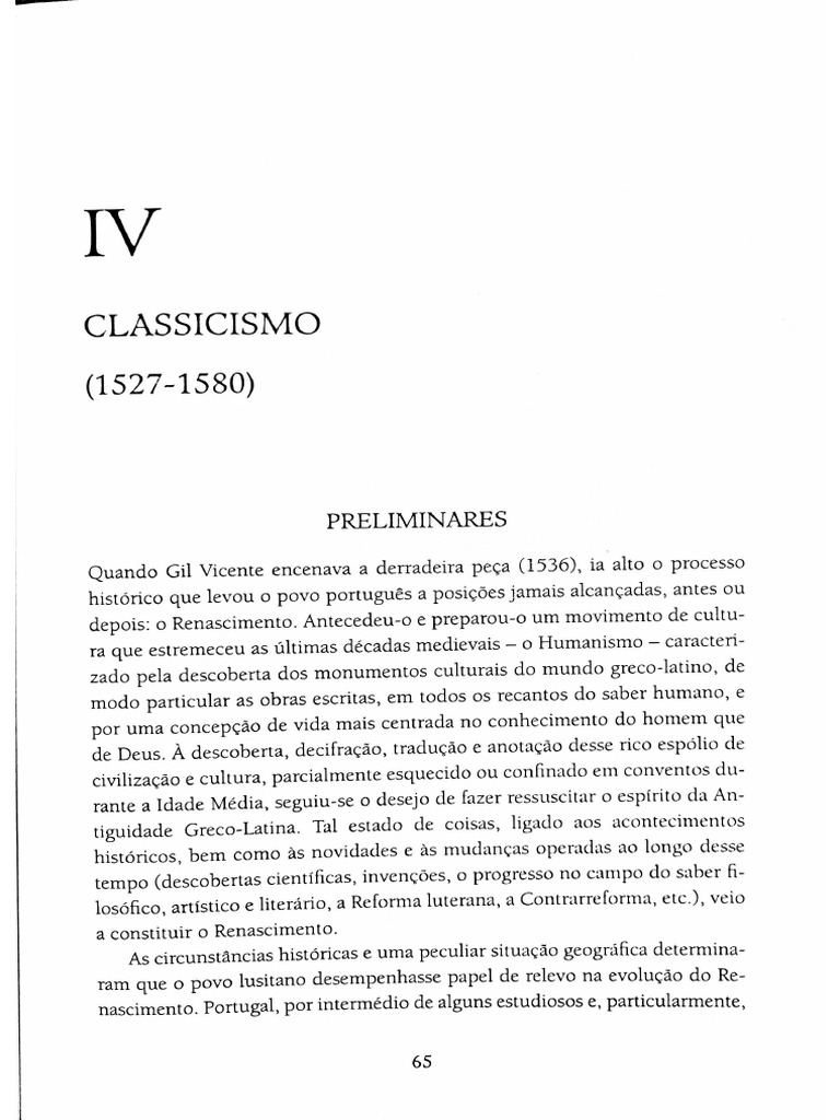 Classicismo Massaud Moises | PDF
