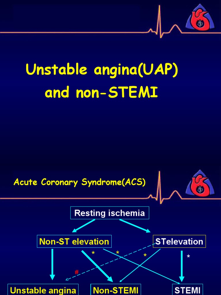 Unstable Angina (UAP) and non-STEMI | PDF | Myocardial Infarction ...