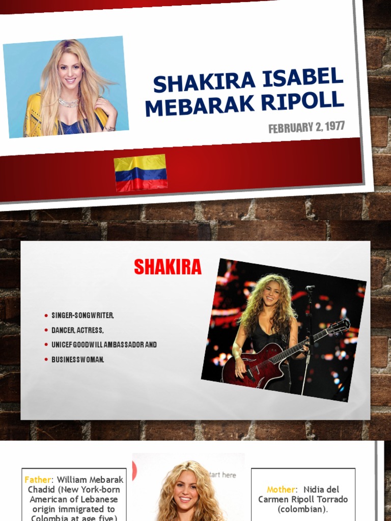 Shakira Isabel Mebarak Ripoll: FEBRUARY 2, 1977 | PDF | Travel