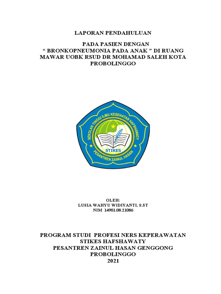Laporan Pendahuluan Bronchopnemoni BRPN | PDF
