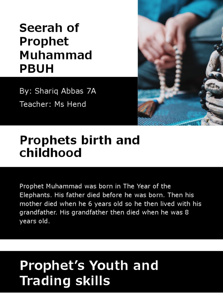 Seerah of Prophet Muhammad Pbuh | PDF