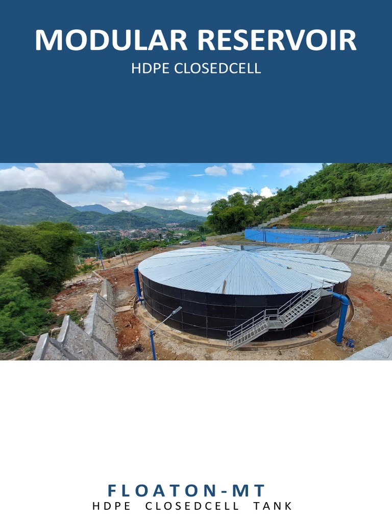 Brosur Floaton MT - Modular Reservoir HDPE Closedcell | PDF