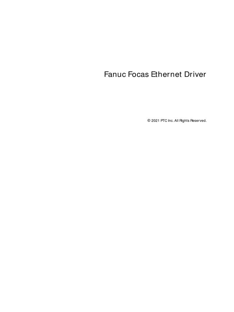 Fanuc Focas Ethernet Manual | PDF | Device Driver | Computer Engineering