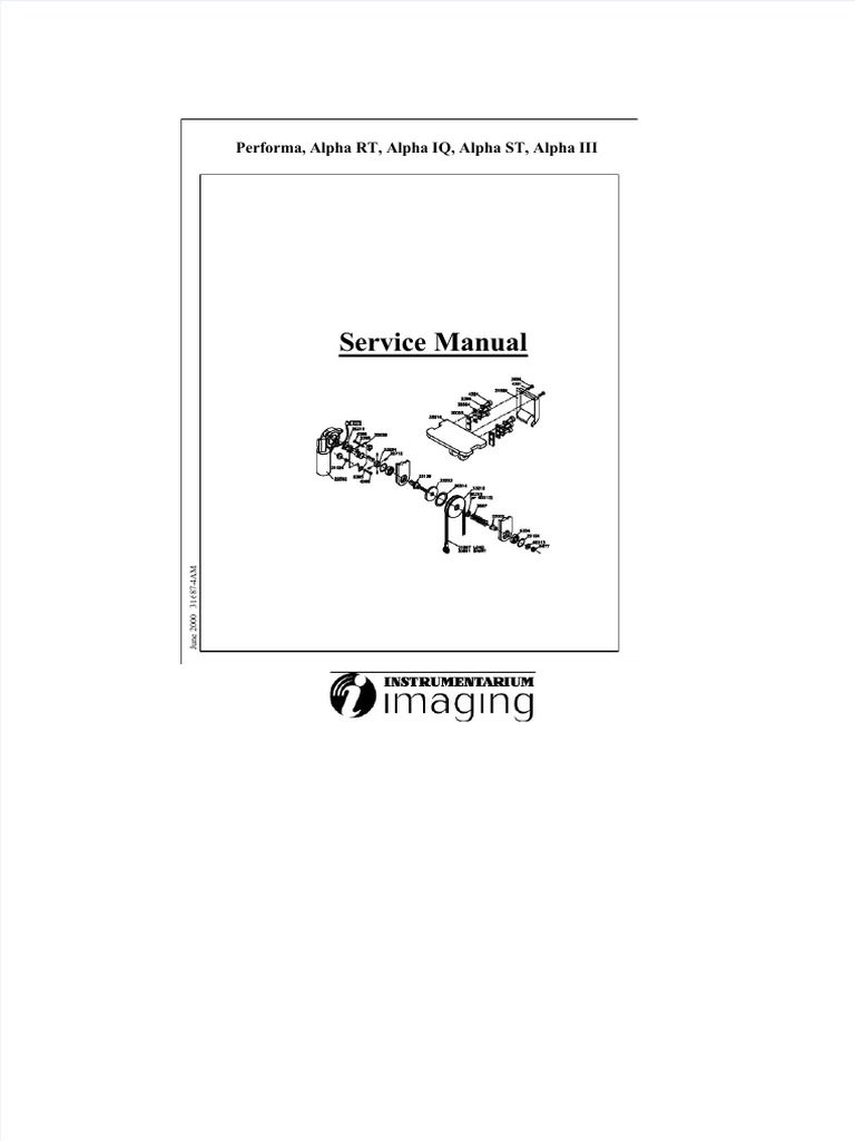 Mamografo GE Alpha RT - Service Manual | PDF | Vacuum Tube | Mains Electricity