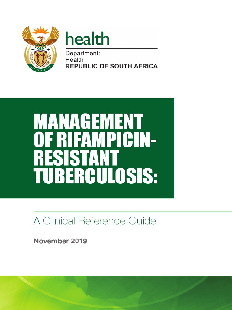Management of Rifampicin-Resistant TB Booklet 1219 v6 | PDF ...