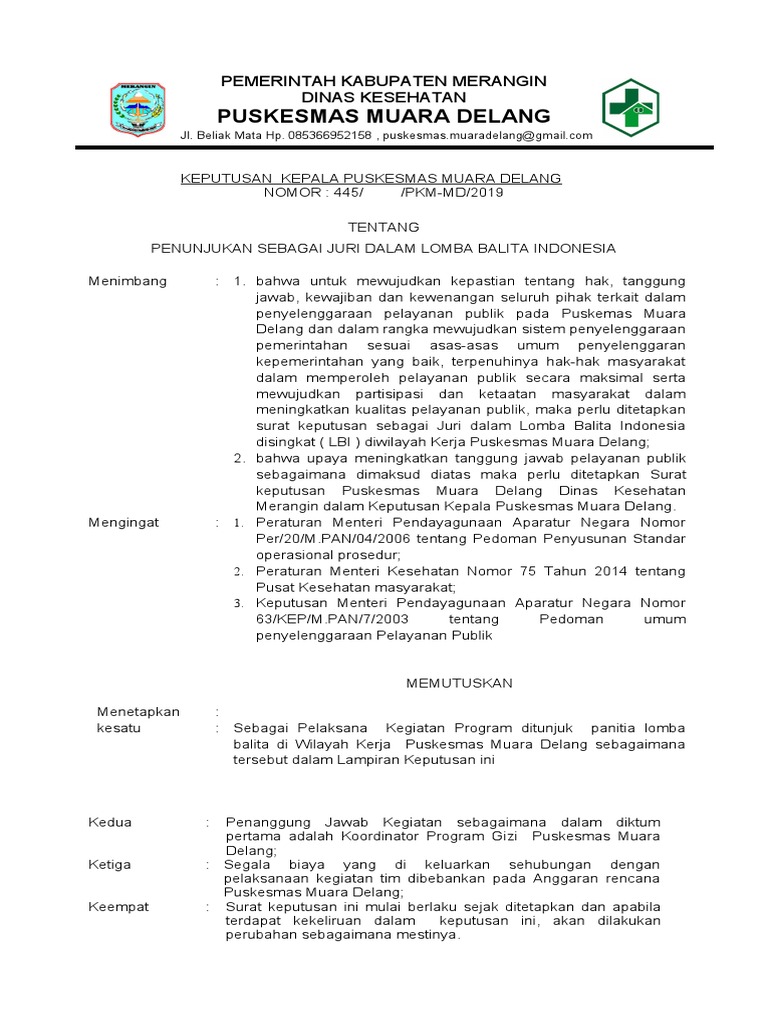 SK Juri Lomba Balita | PDF