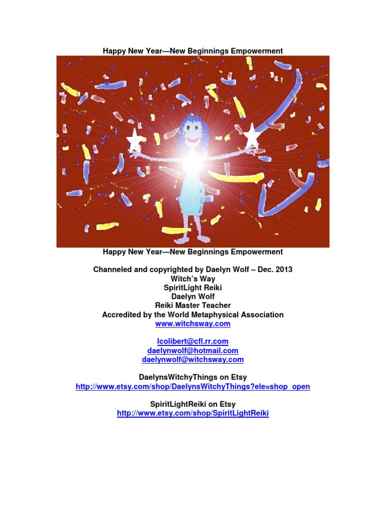 Happy New Year - New Beginnings Empowerment | PDF