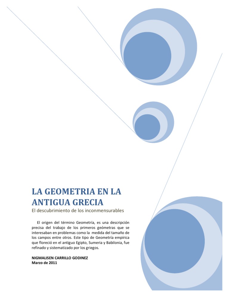 Geometría en la Antigua Grecia | PDF | Geometría | Euclides