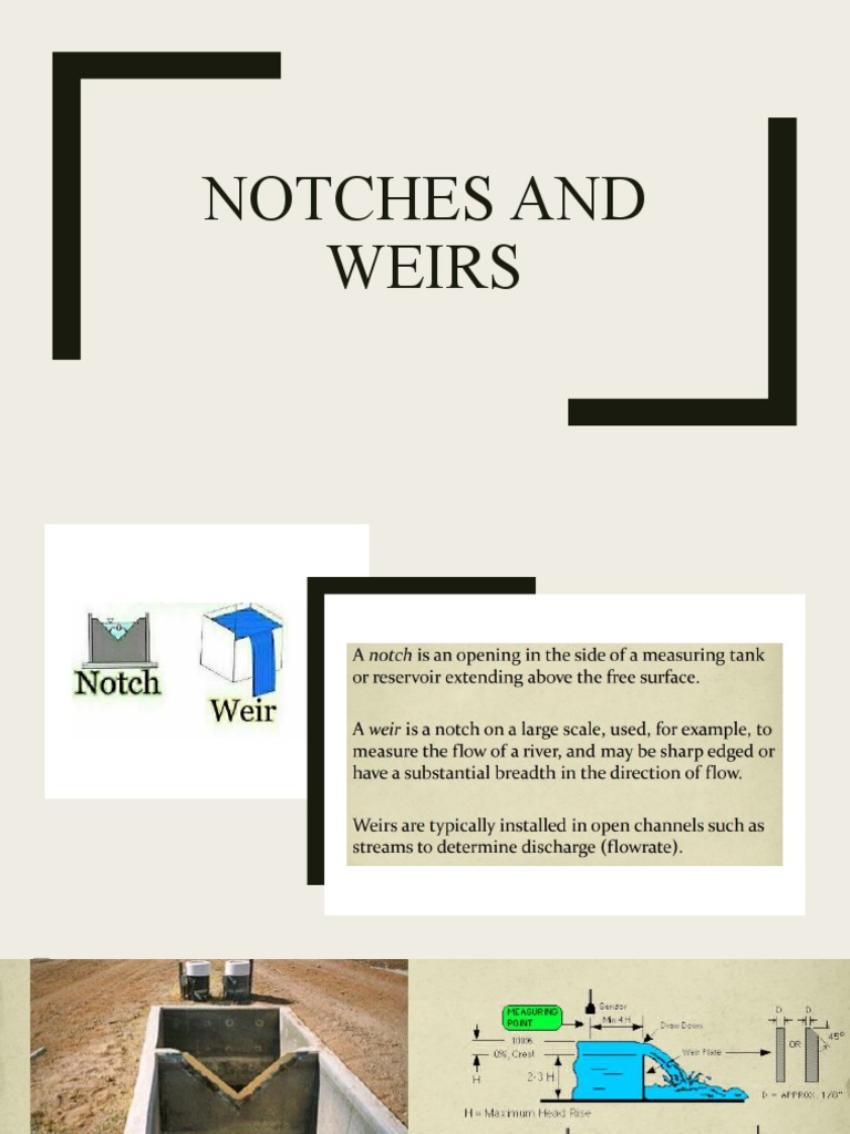 Notches and Weirs | PDF