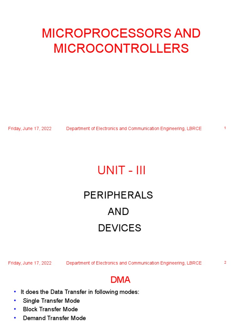 MPMC - Pheriperals & IO Devices | PDF | Computing | Computer Architecture