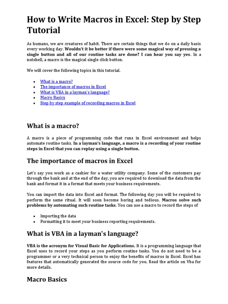 Guru99 VBA | PDF | Microsoft Excel | Array Data Structure