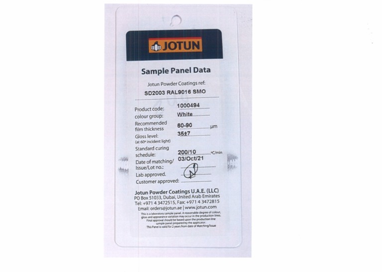 SD2003 Ral9016 | PDF