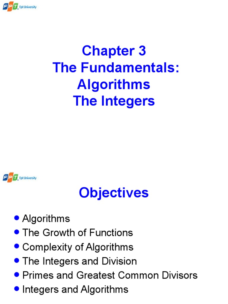 The Fundamentals: Algorithms The Integers | PDF | Time Complexity | Prime Number