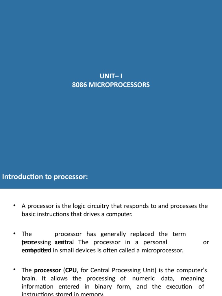 Microprocessors & Interfacing | Download Free PDF | Central Processing ...