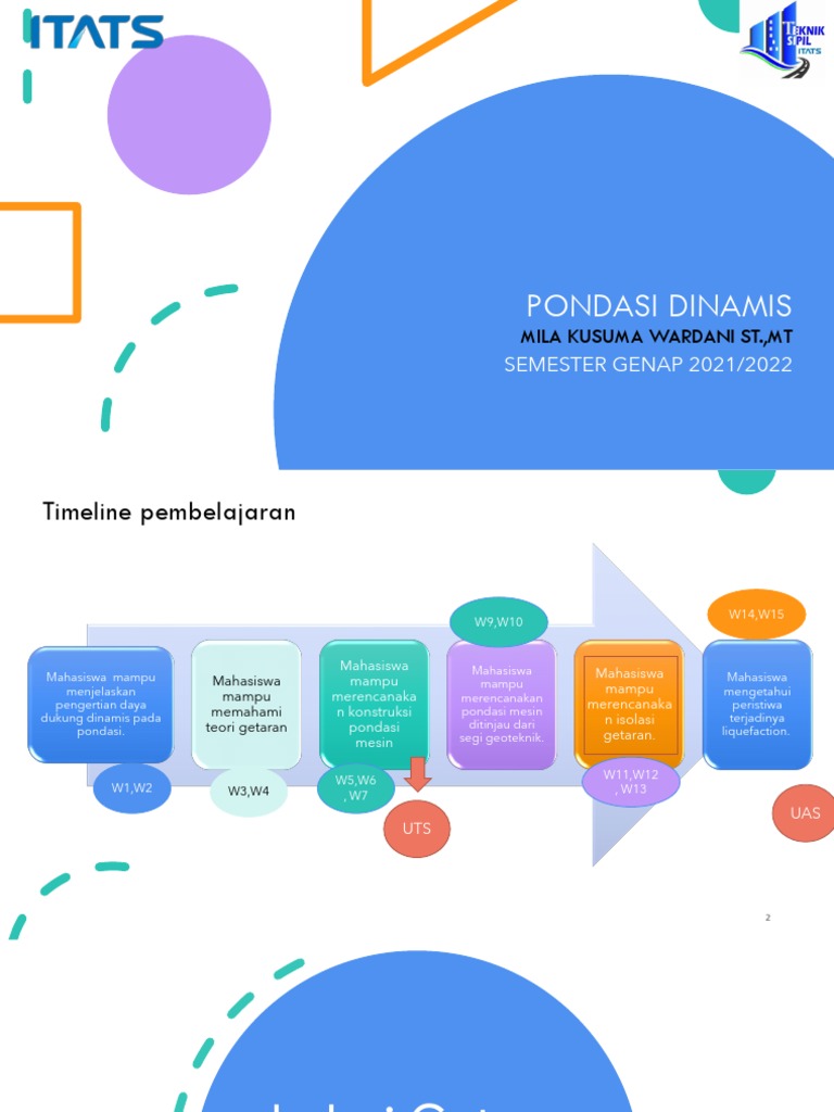 Isolasi Getaran Pada Pondasi Dinamis | PDF