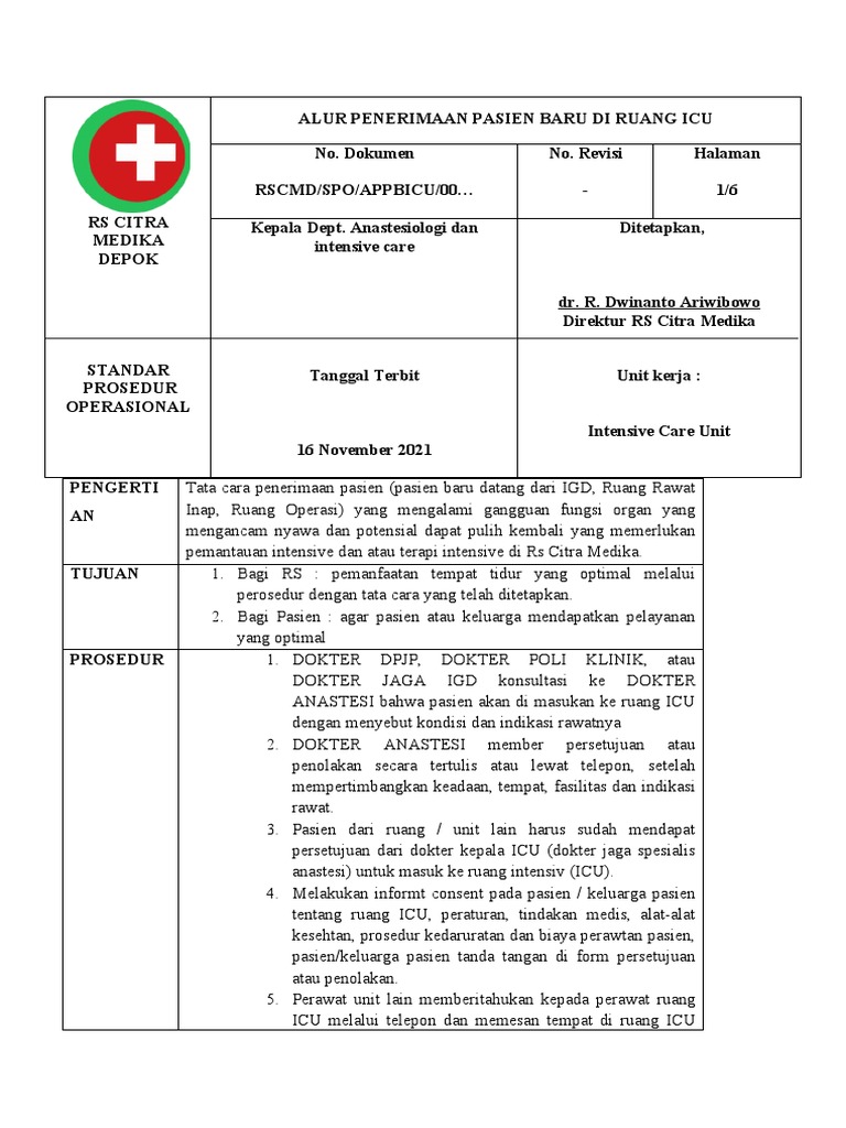 Alur Pasien Hcu | PDF | Kesehatan Holistik | Sains & Matematika