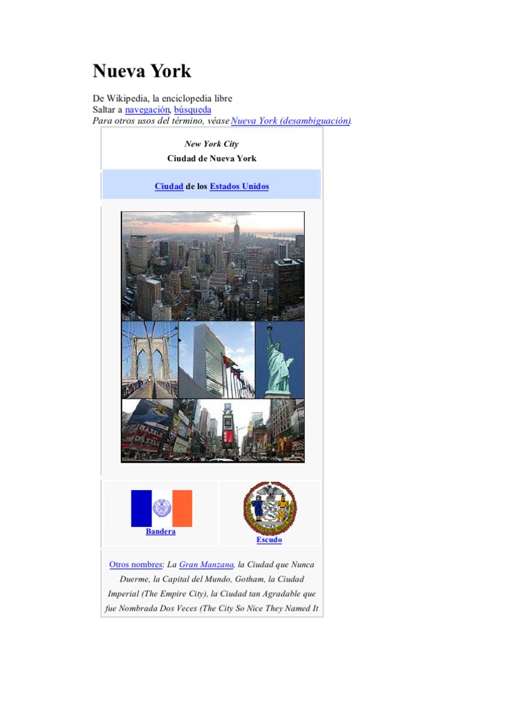 Nueva York | PDF | Manhattan | El Bronx