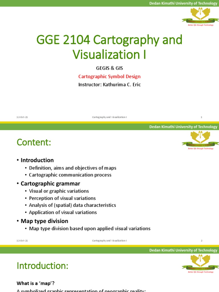3 - Cartographic Symbol Design | PDF | Cartography | Map