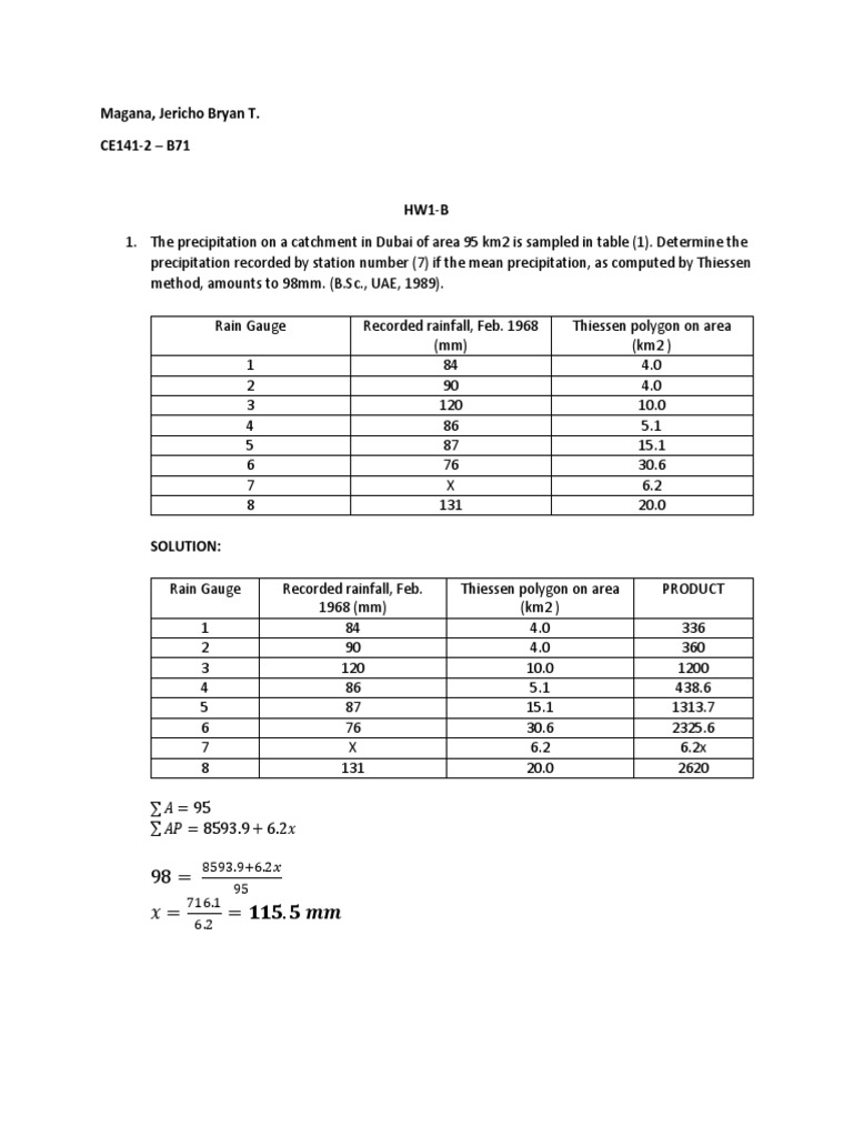 Estimating Missing Precipitation Records | PDF | Drainage Basin | Precipitation