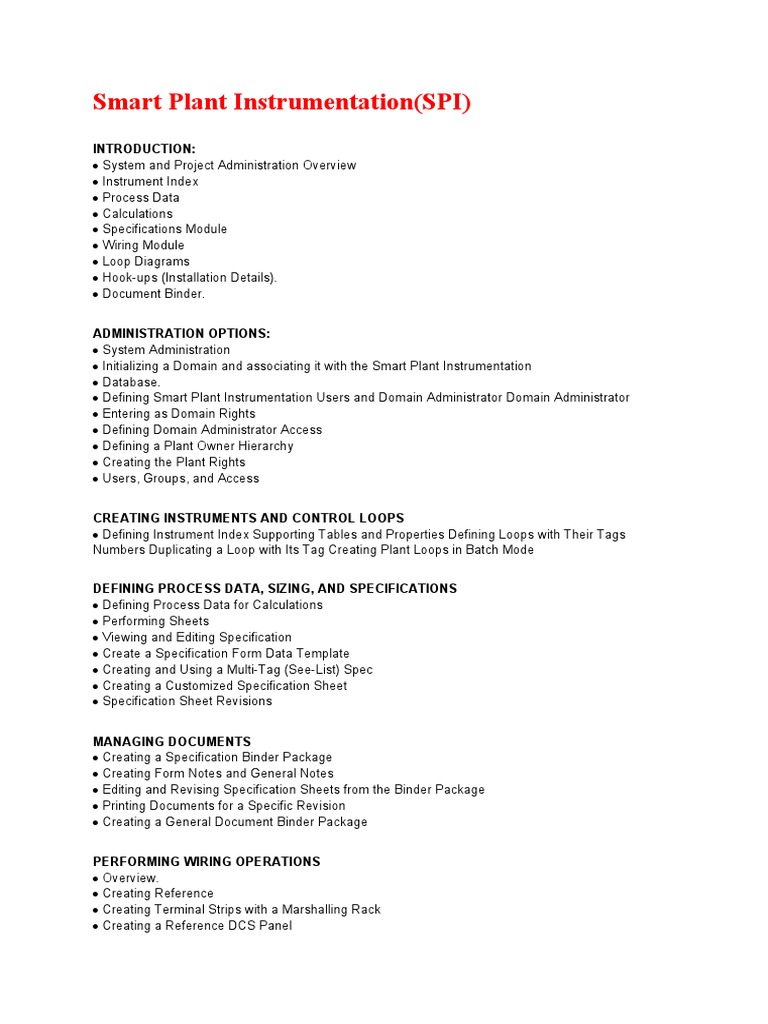 Smart Plant Instrumentation | PDF | Flow Measurement | Instrumentation