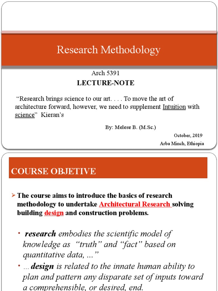 G5 - Research Methodology-Lecture Note | PDF | Sampling (Statistics ...
