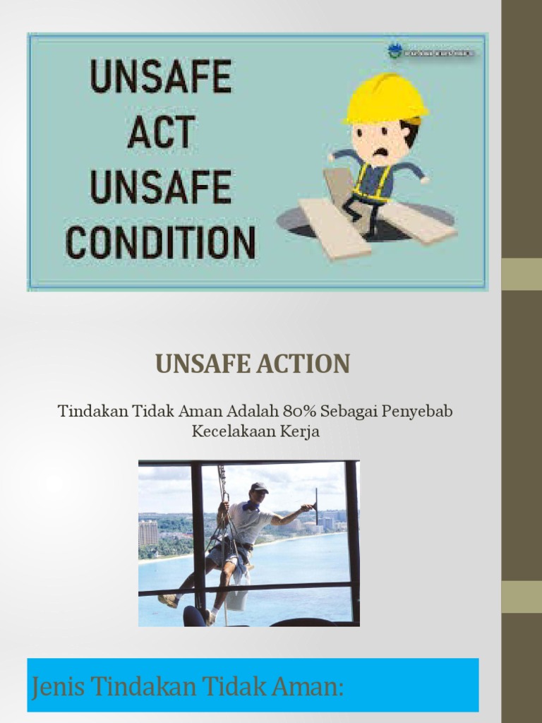 Unsafe Acttion Unsafe Condition | PDF