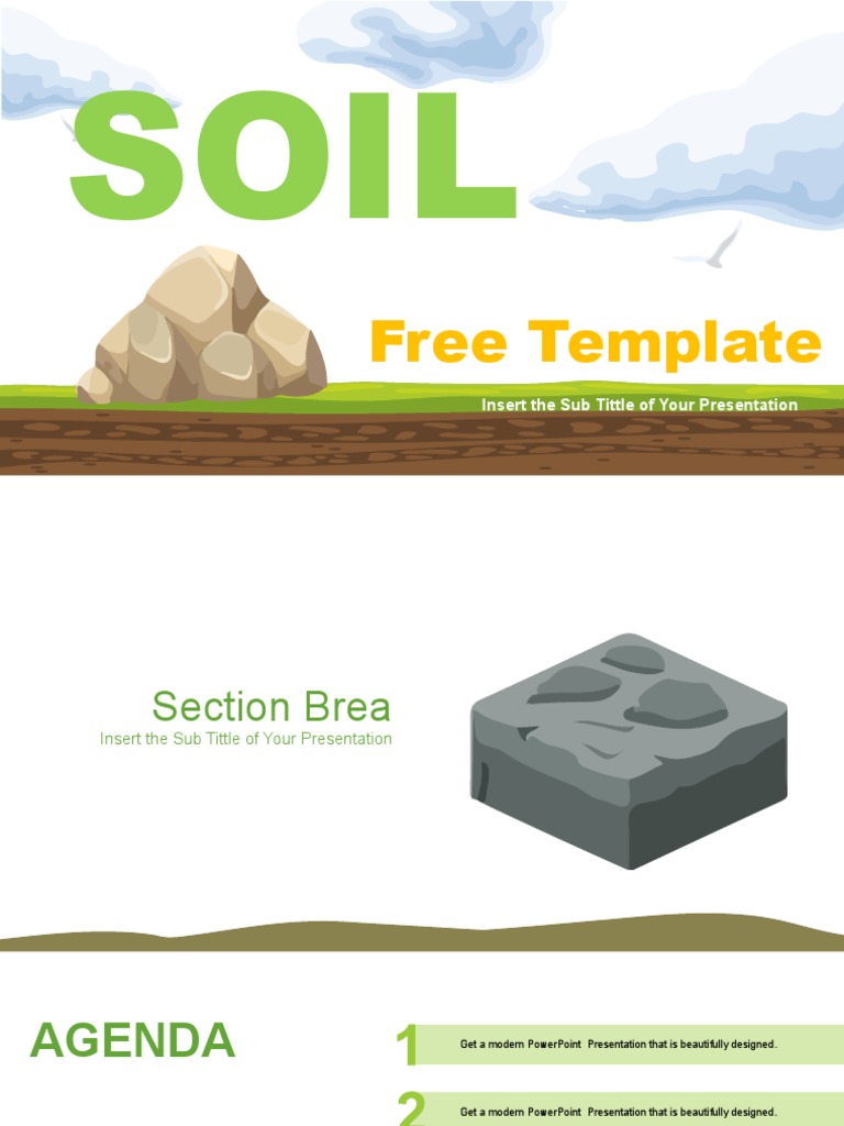 Plantilla PowerPoint Del Suelo | PDF | Microsoft Power Point | Page Layout