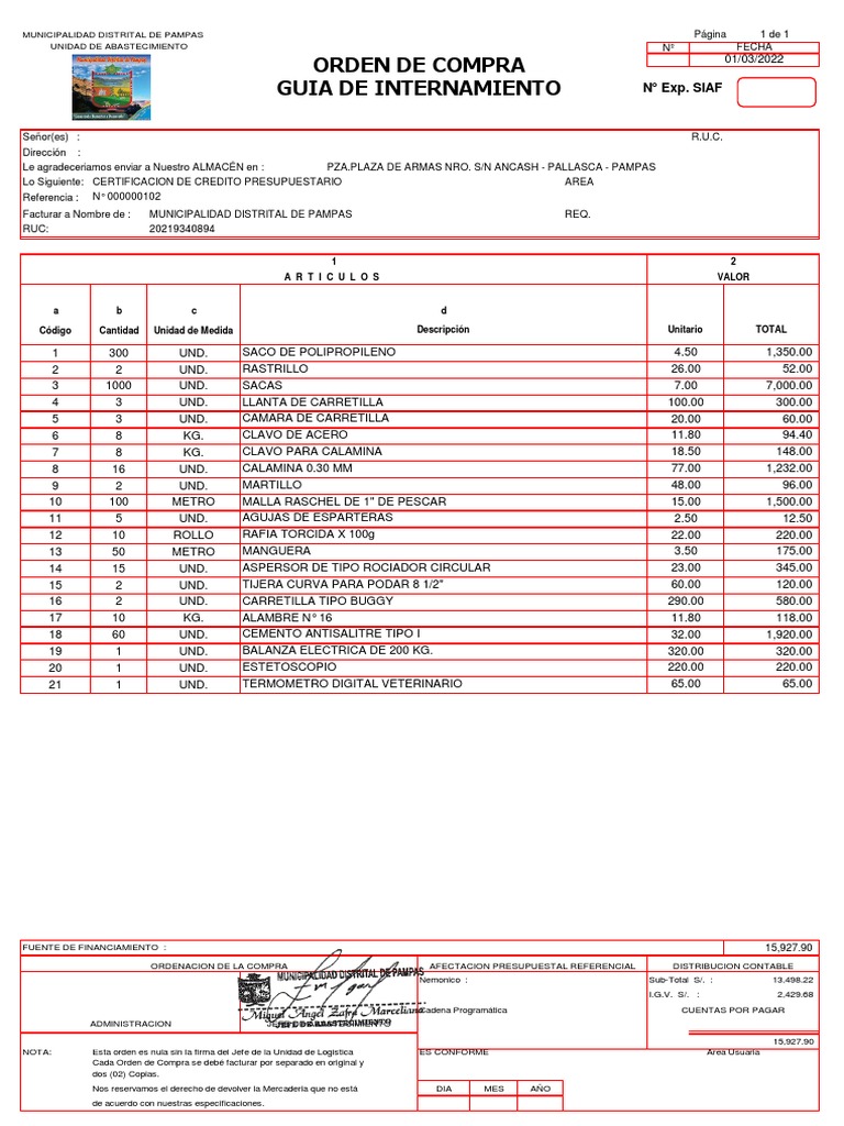 Oc Req 1.2 - Mat | PDF