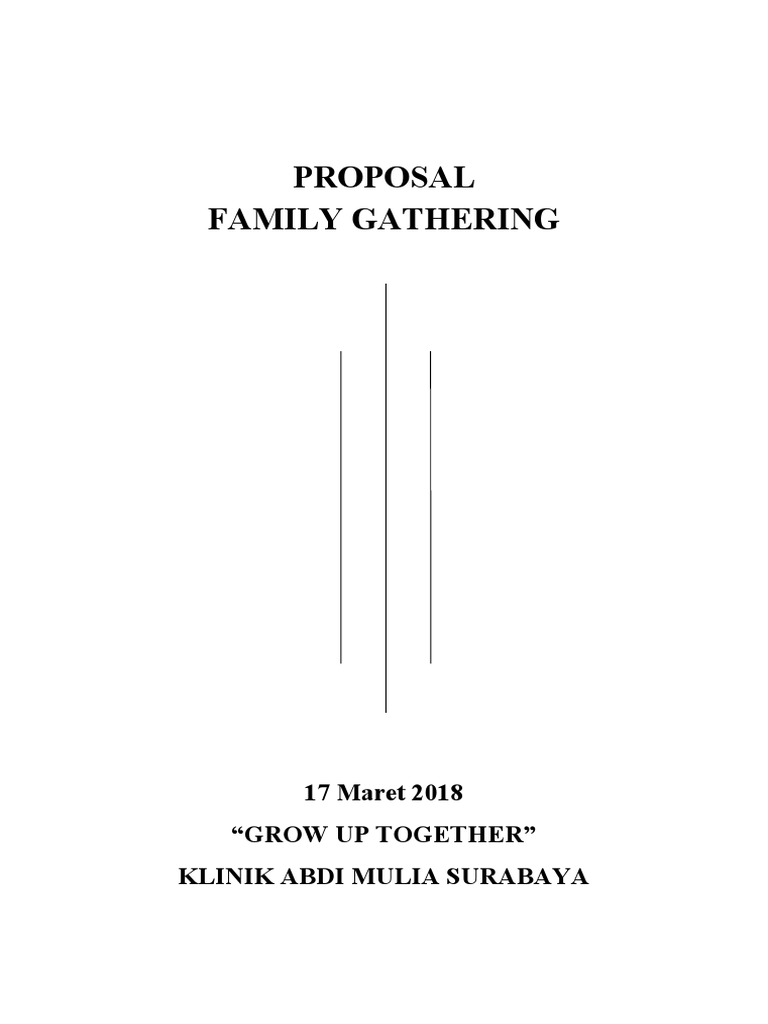Proposal Family Gathering | PDF