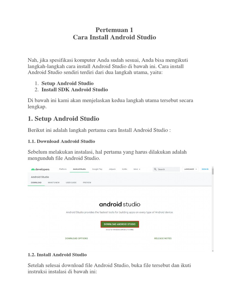 Cara Install Android | PDF