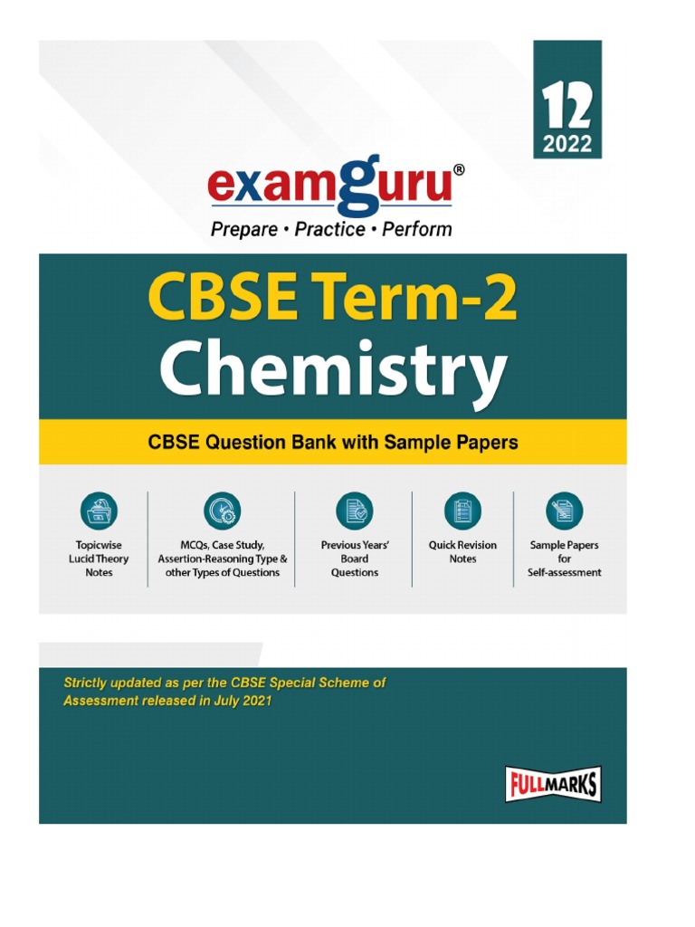 Examguru Chemistry Class 12 Term 2 Book | PDF