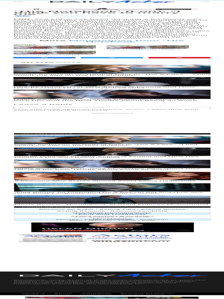 'The Notebook' (Lon) I Think You Have To Marry Me - Daily Actor ...