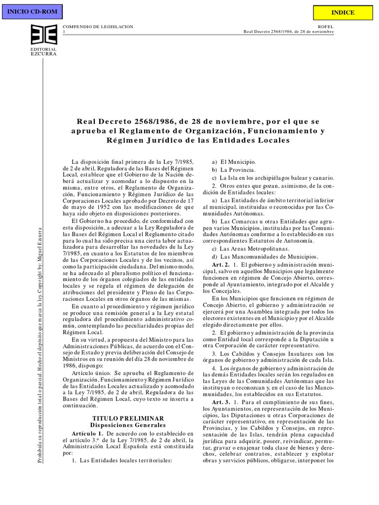 Rofel | Descargar gratis PDF | Gobierno local | Alcalde