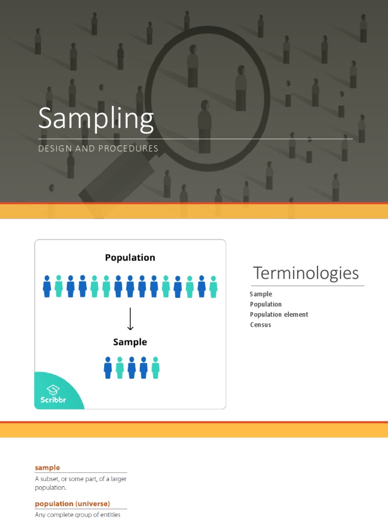 Sampling Design BRM Prof Bhuwandeep | Download Free PDF | Sampling (Statistics) | Evaluation Methods
