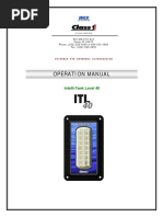 Class1 Intelli-Tank User Manual | PDF | Light Emitting Diode | Calibration