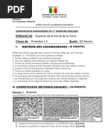 Exercices SVT 1ere S2 | PDF