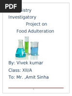 Class 12 Chemistry Project On Quantity of Casein in Milk | PDF ...